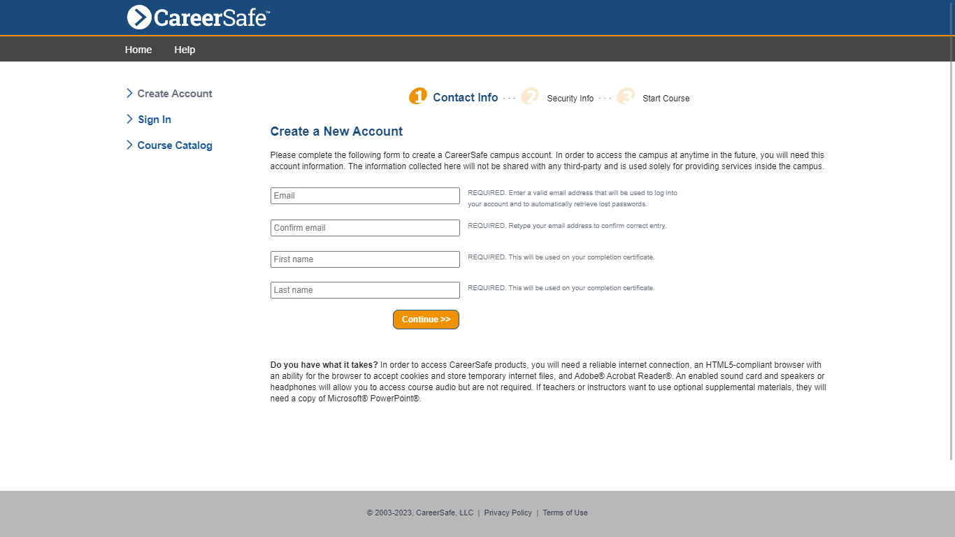 Getting Started: A CareerSafe Support Guide