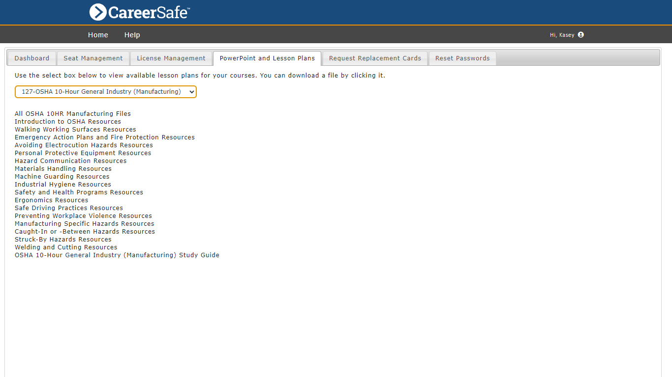 Instructor Tools & Resources: A CareerSafe Support Guide